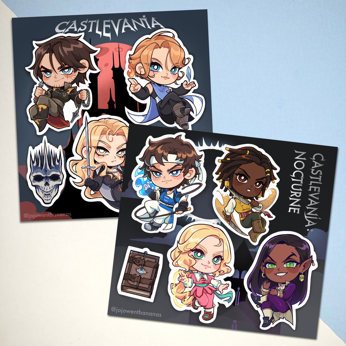 Castlevania Sticker Sheets | Joanna went bananas