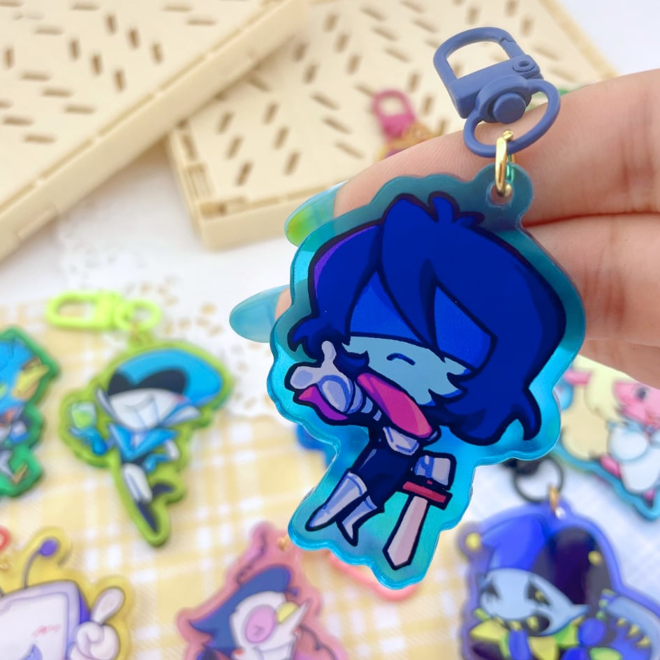 Deltarune Mini Acrylic Charms & Stickers | Jidan Studios