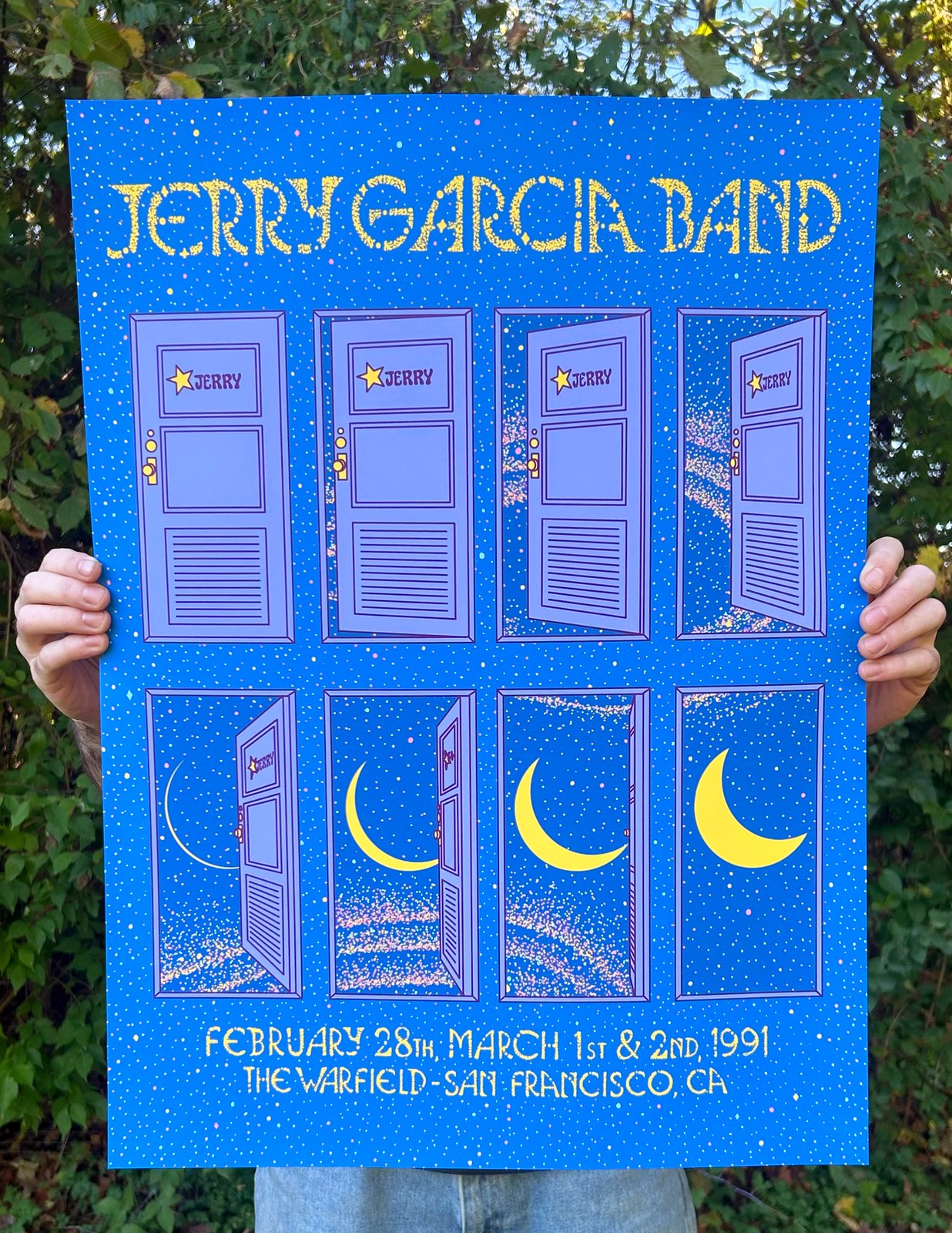 "Jerry Garcia Band" Poster / Evan M. Cohen