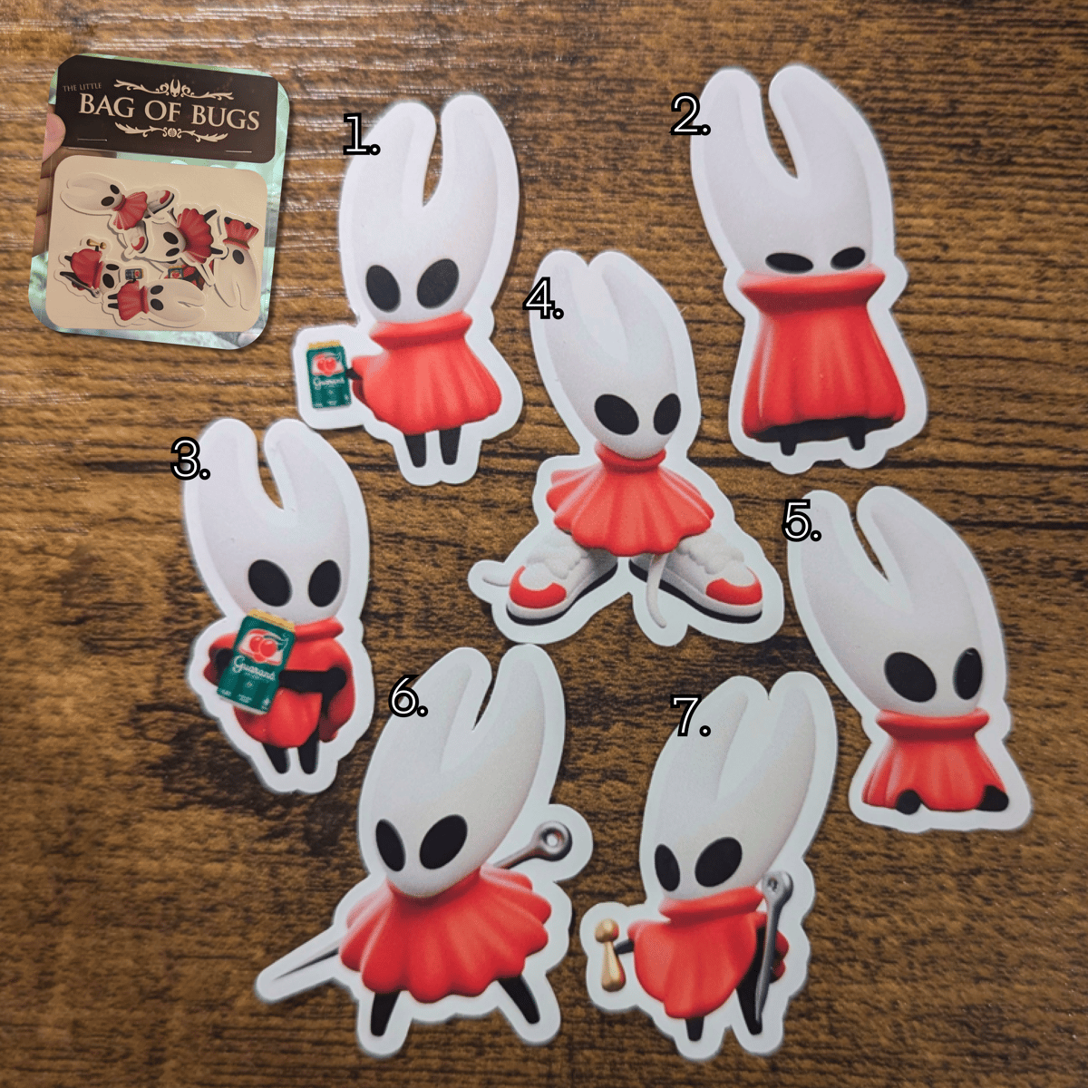 Hornet sticker collection - Bag of Bugs | Daniel Dutton