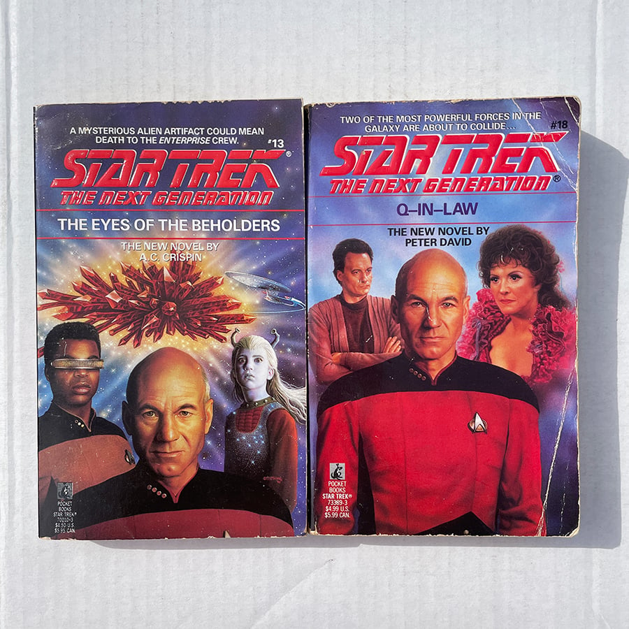 TNG Books Where Picard Looks Pissed Off | Paperback Paradise