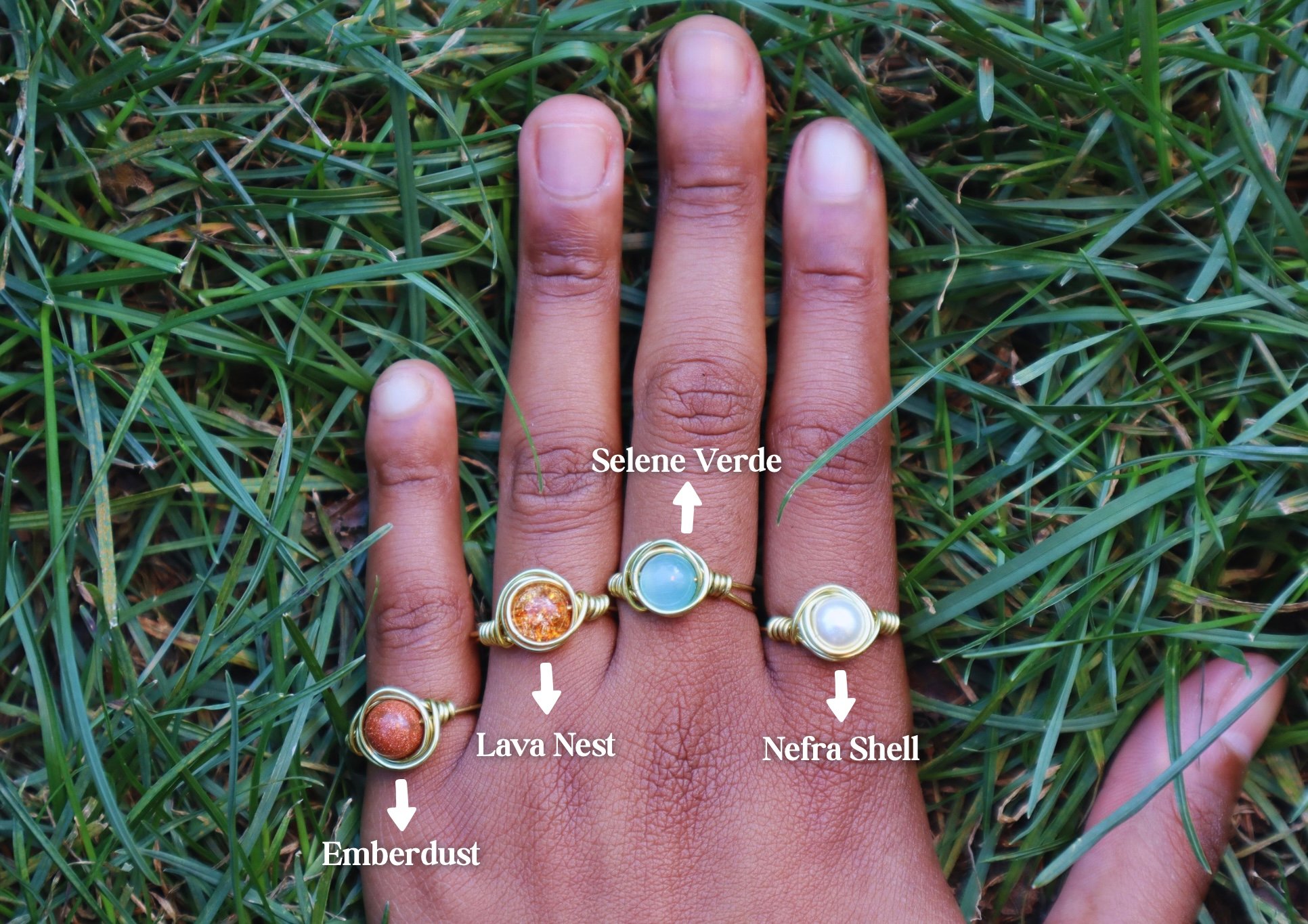 Crystal Gauntlet Rings | LeGrande-Louis Accessories