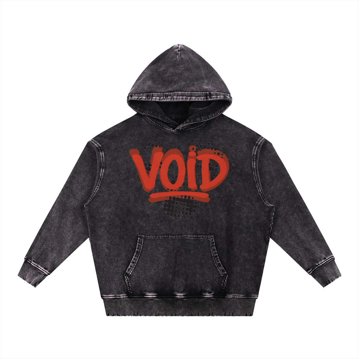 VOID / STAY COZY HOODIE RED&BLACK | void by cozy