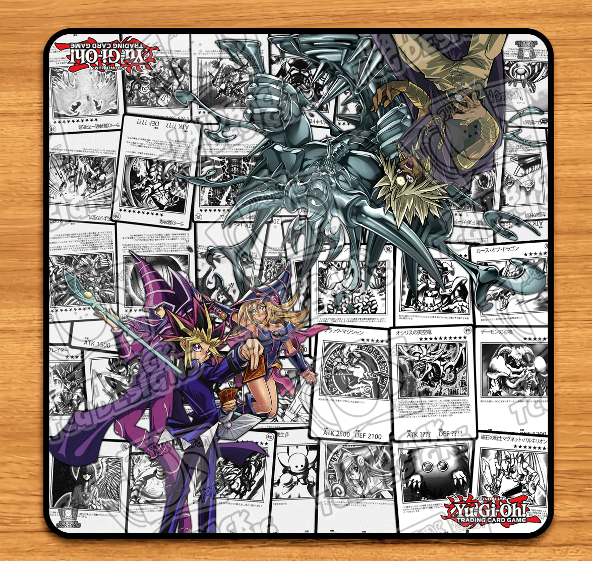 Yami Yugi vs Yami Marik Yu-Gi-Oh Two Player Playmat | Laidback TCG Designs