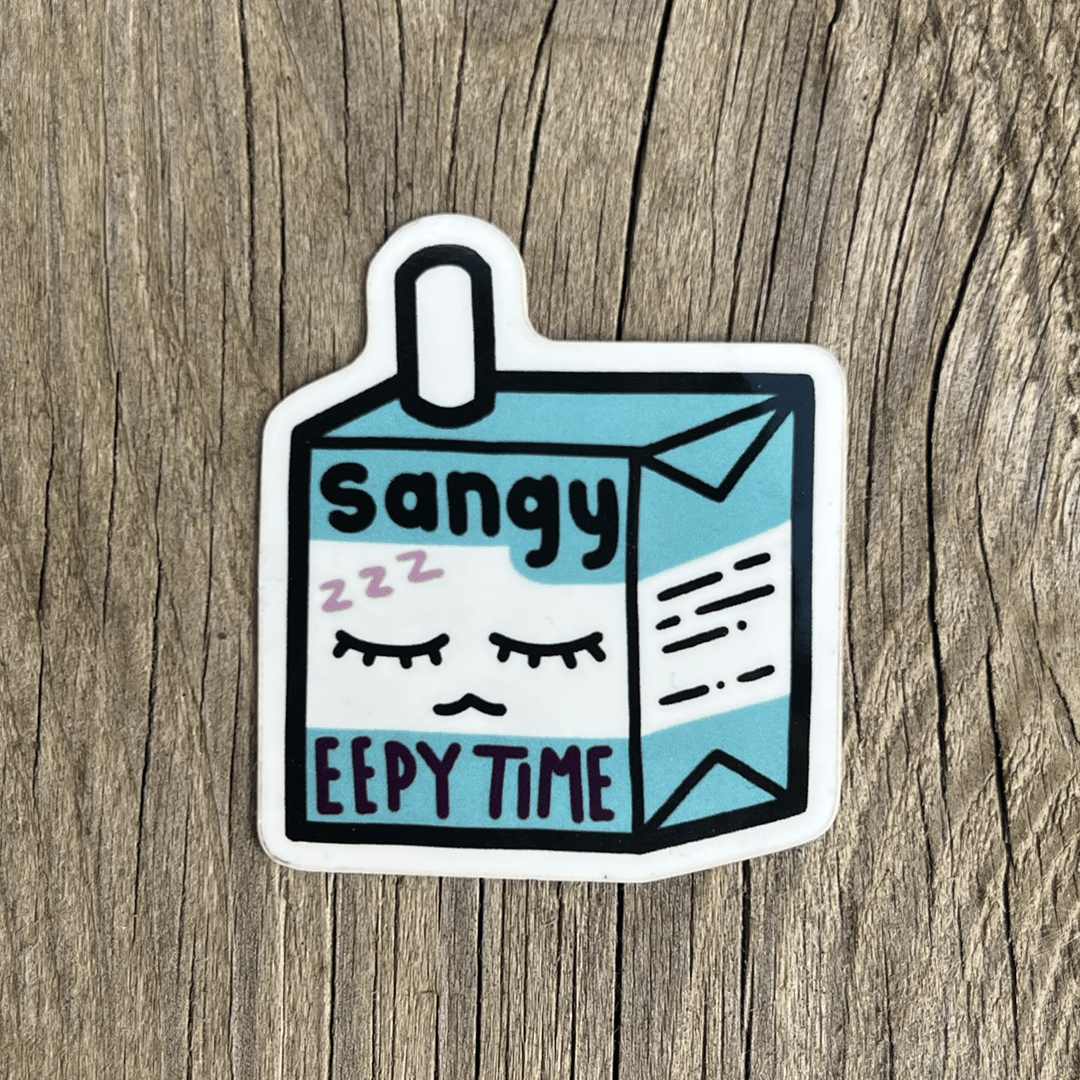 Eepy Time Vinyl Sticker (Autographed) | Sanguine VA