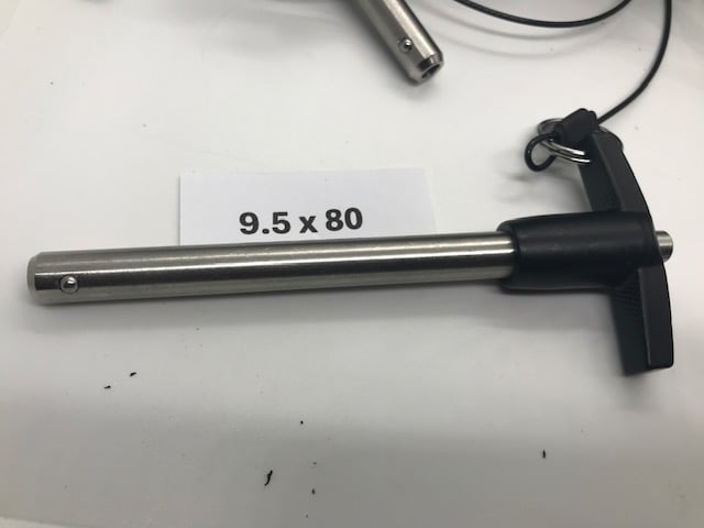 #537 - 9.5mm x 80mm Push Pull Pin. | FLASHshop