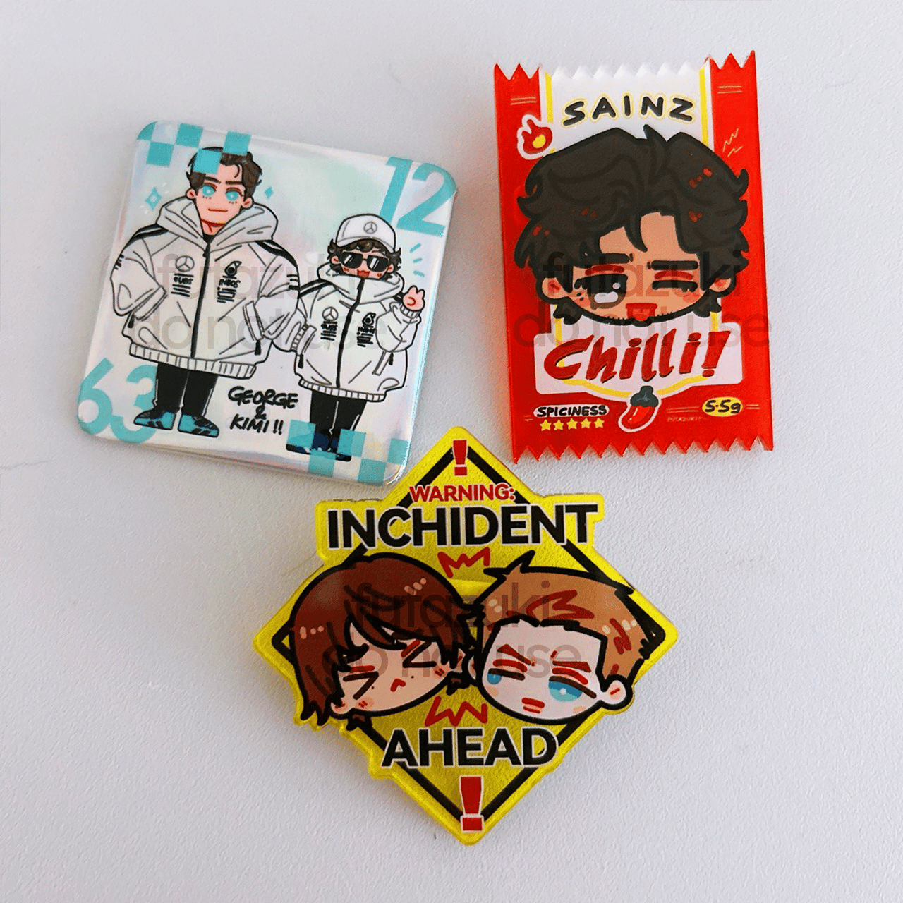 F1 Badges | futazuki