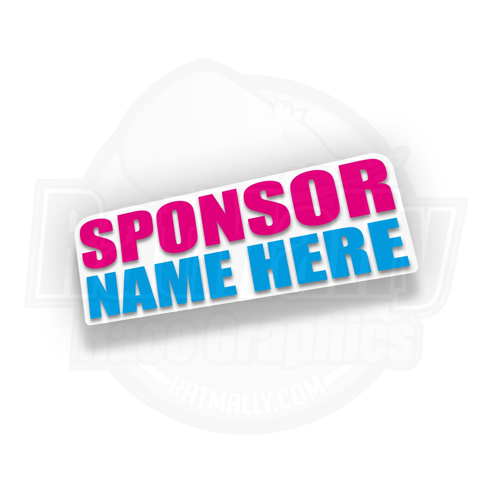 Wrap Sponsor Name Graphic / RatMally Graphics