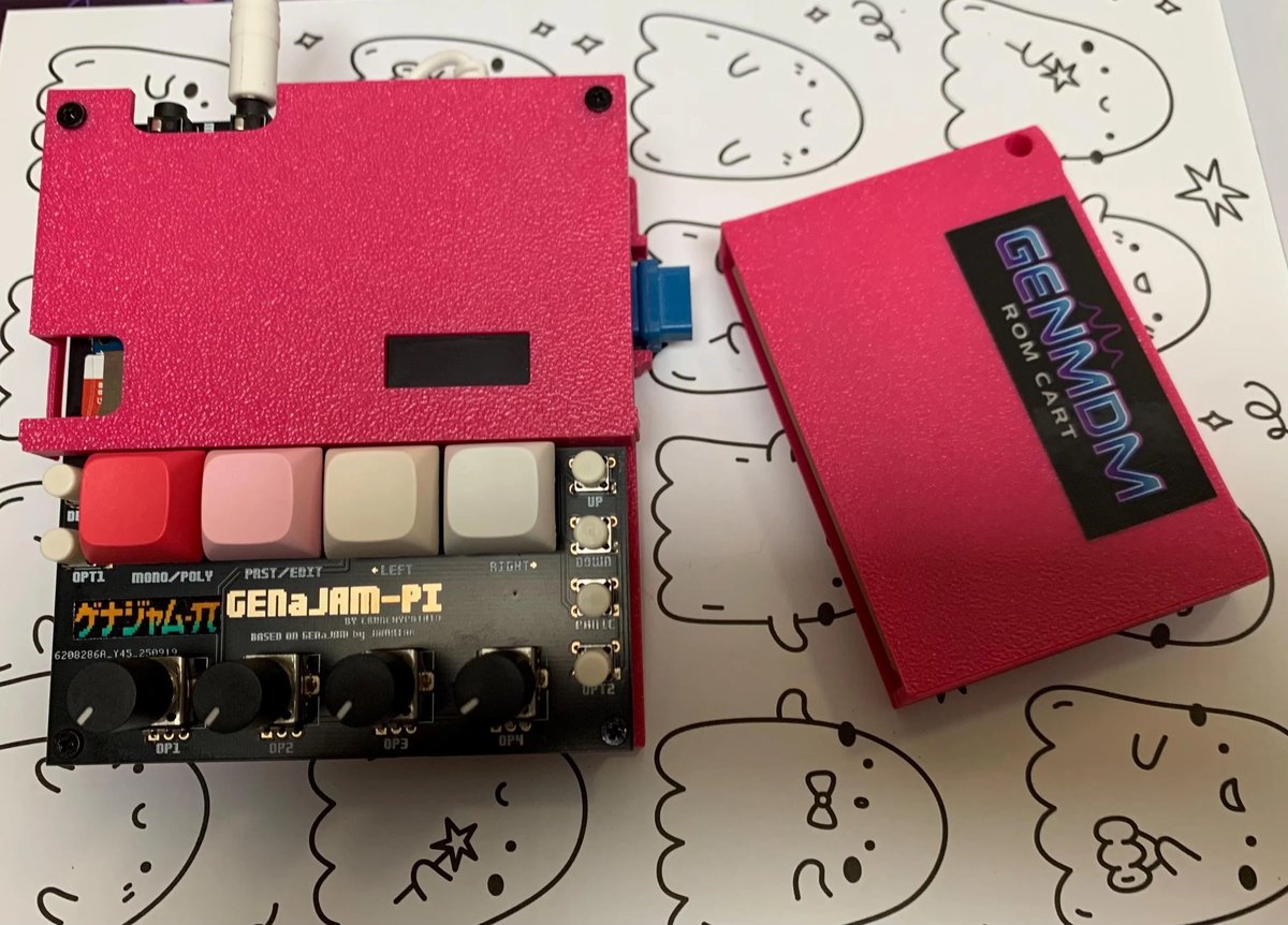 GENaJam-Pi + GenMDM (Pink!) bundle Sega Genesis / Mega Drive MIDI ...