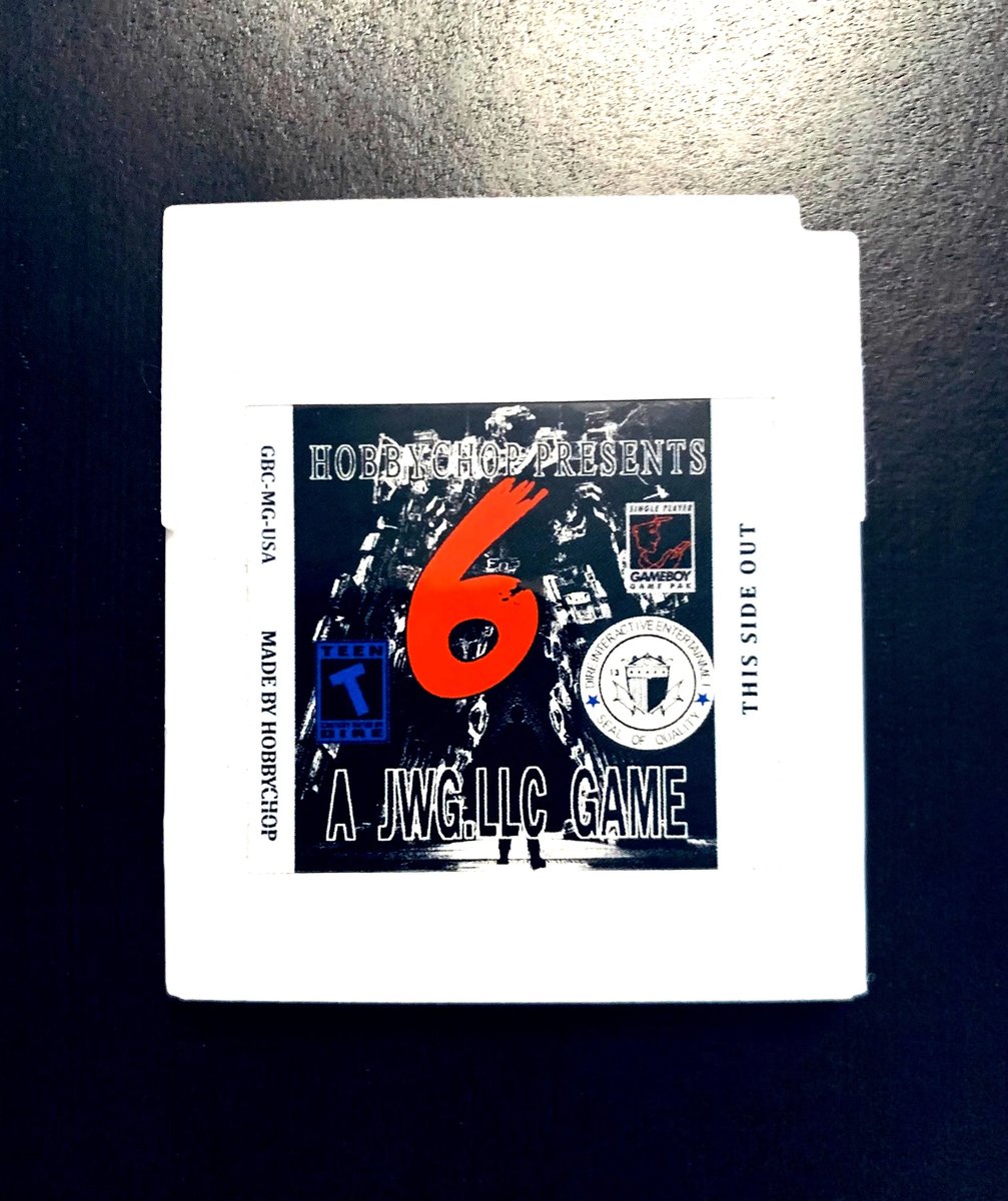 6 - Six - Homebrew Precision Platformer - Gameboy Color / GBA Cartridge ...