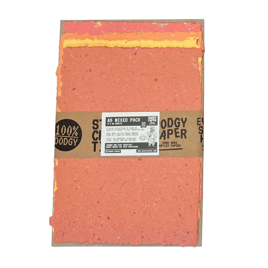 Dodgy Paper: Mystery Pack of 4 sheets - A5 | Silverpoint Art Supplies