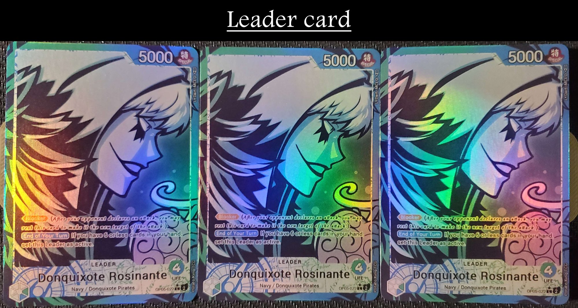 OP05-022 Donquixote Rosinante [Doffy], Leader card - by LYDart_MCLO ...