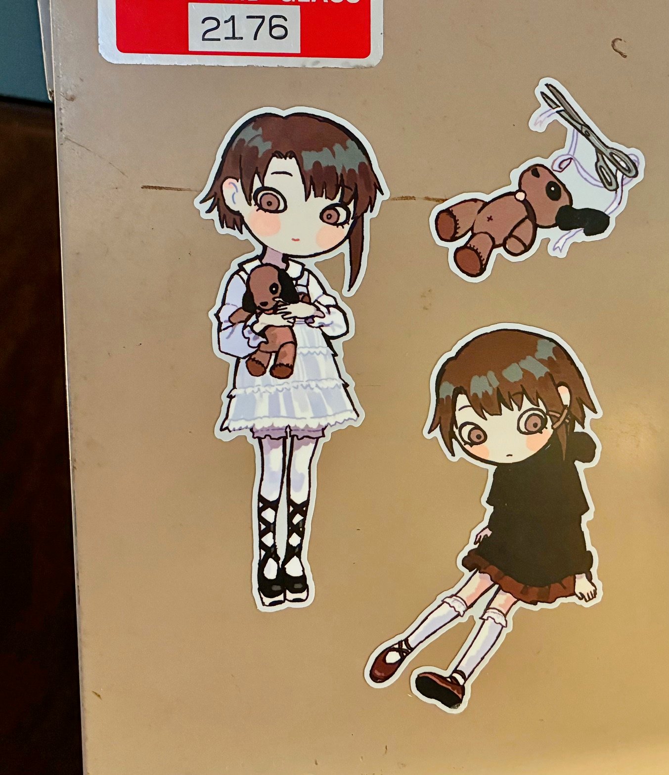 Lain sticker sheet | waxwing