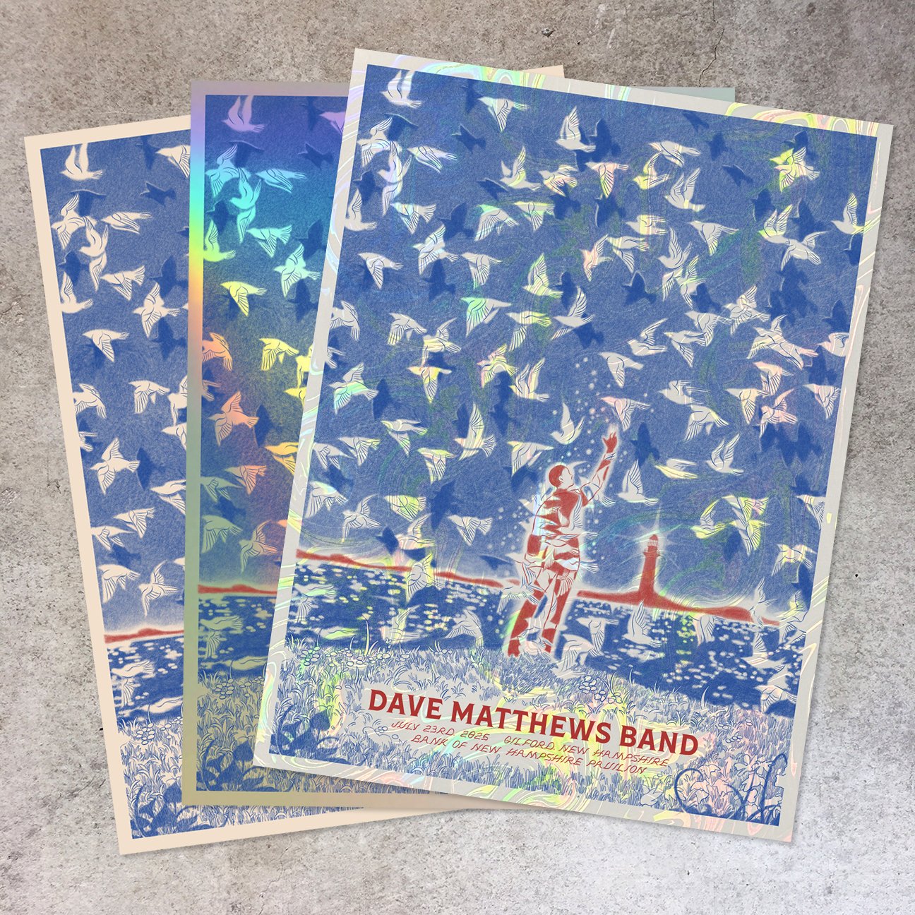 F4D Studios — DMB Gilford 2025 Posters