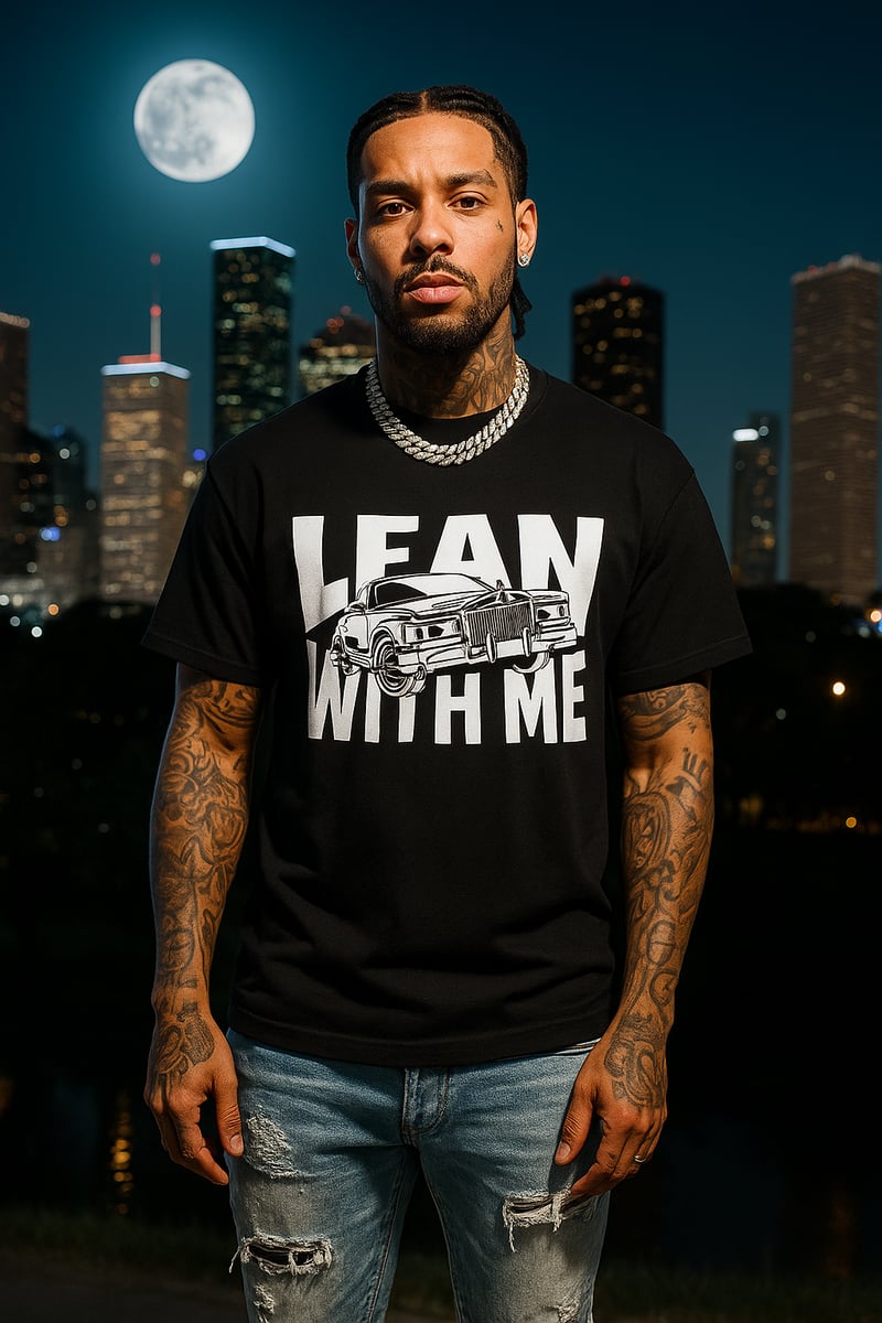 Lean With Me Slab Car T-shirt | Boldly XXpress Clothing