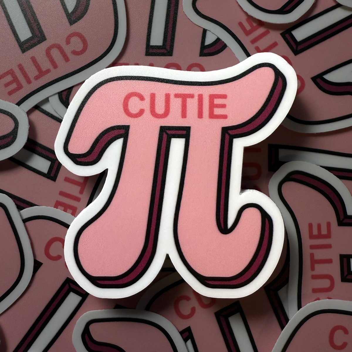 Cutie Pi Sticker | Simpson_Math