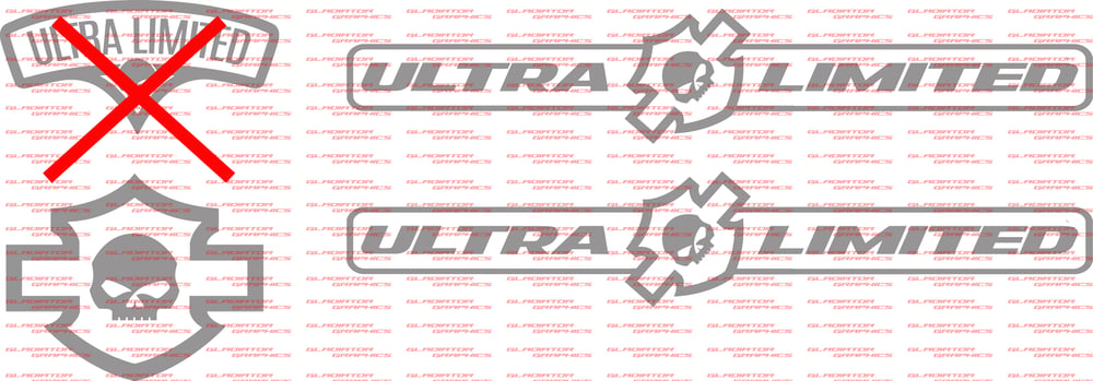 Brett's Custom Willy G Saddlebag Graphics | Gladiator Graphics