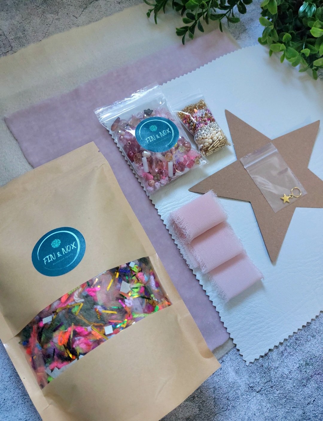 VINTAGE PINK TOP-UP KIT For Embellished Star Ornament | Fin & Nox