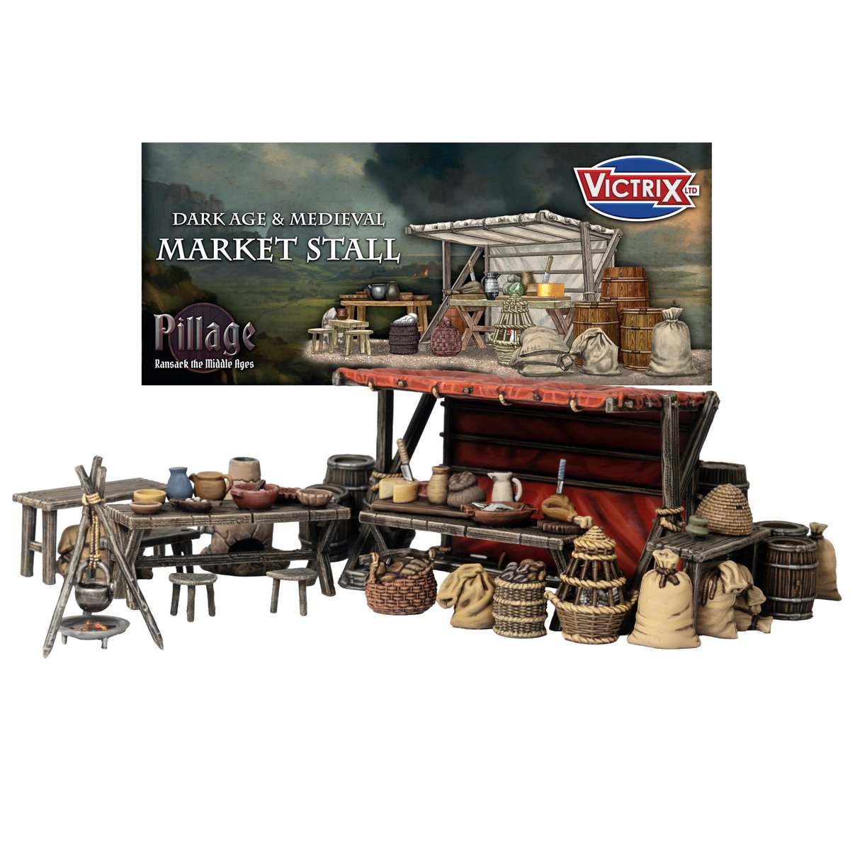 Market Stall (Medieval & Dark Ages) | Modelling For Advantage
