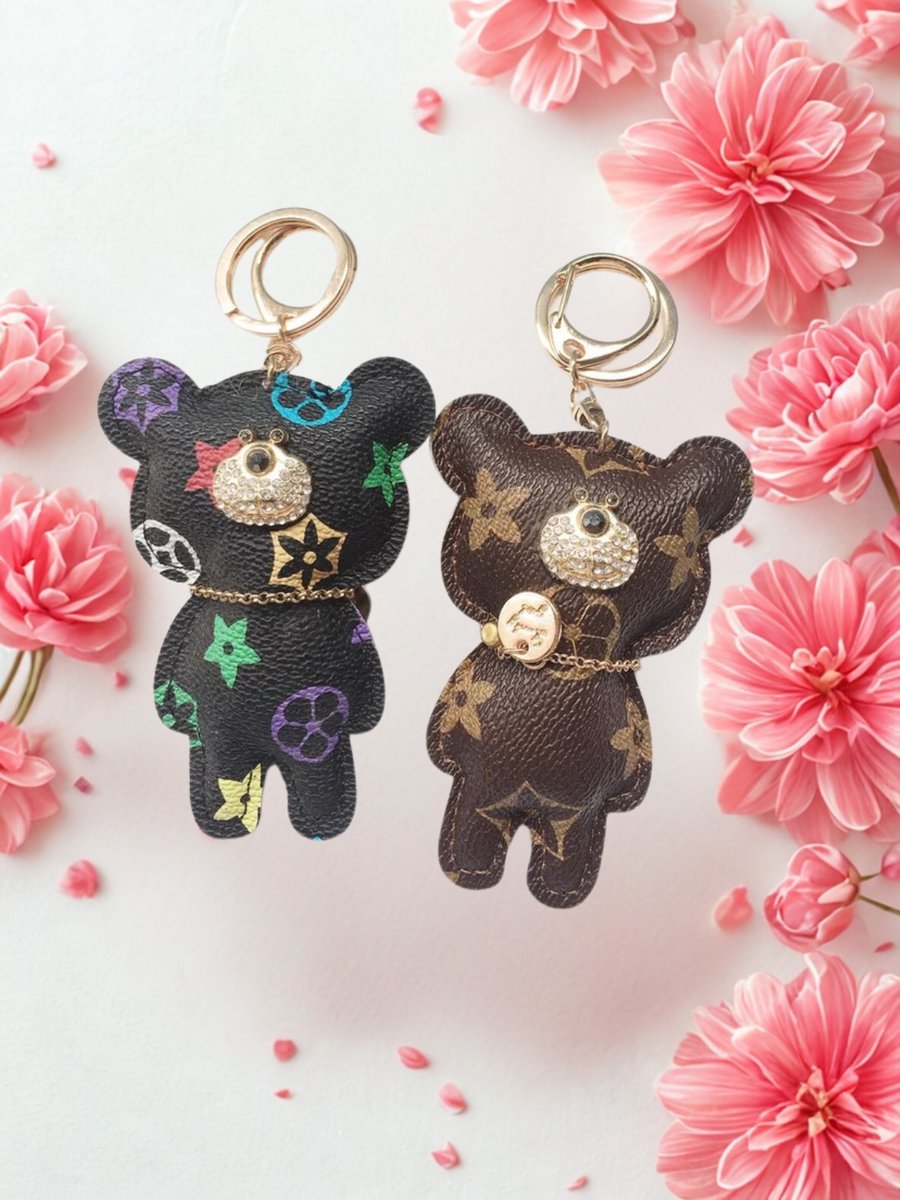 Teddy Bear Key Chain Charm | Splendid Designs & Creations with Maria