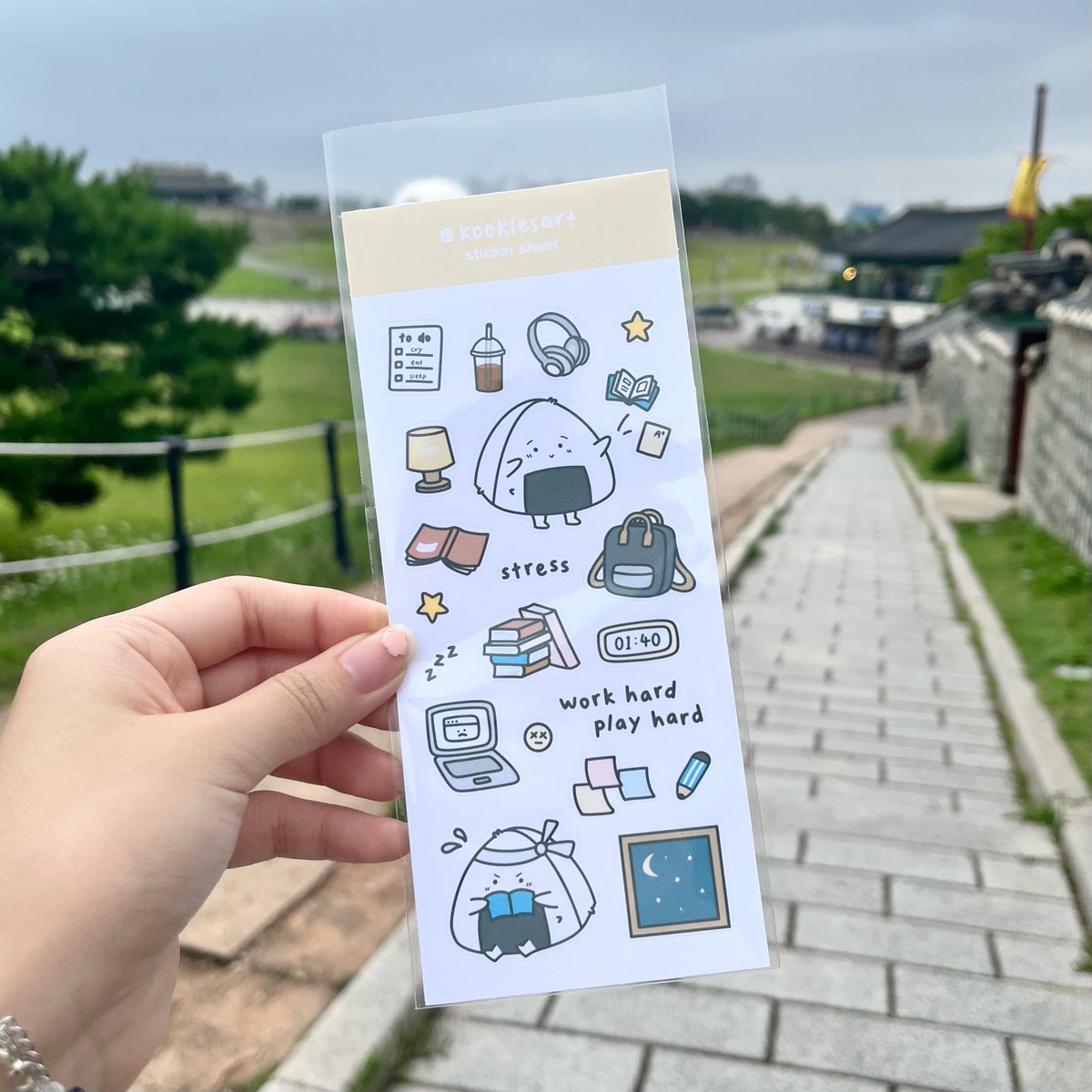 Study Sticker Sheet | KOOKLESART