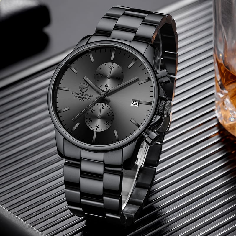 Classic Steel — Full Black | Cheetah Watches UK