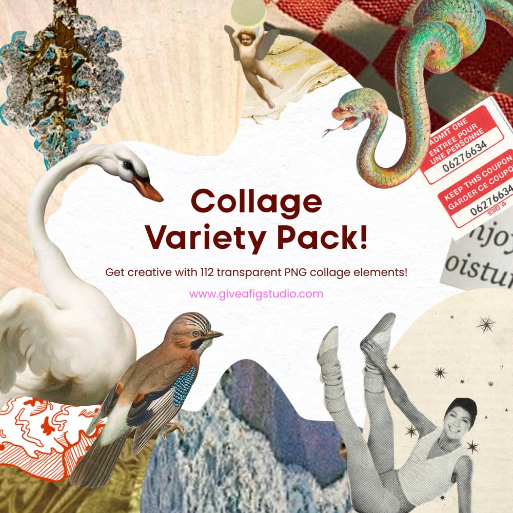 Collage Variety Pack | Give a Fig Studio