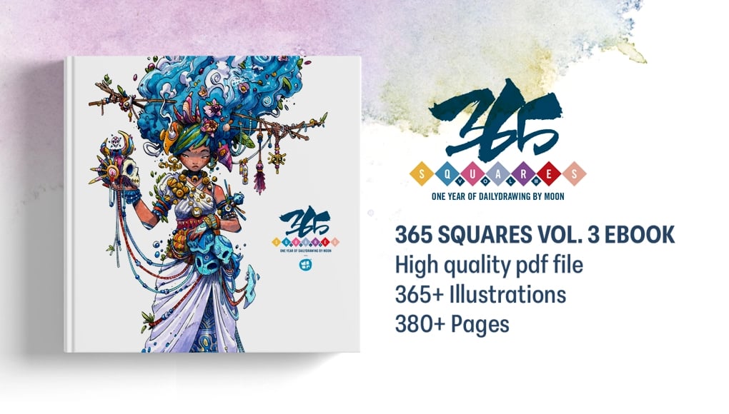 Ebook 365 Squares volume 3 by Moon Mxtr | moon