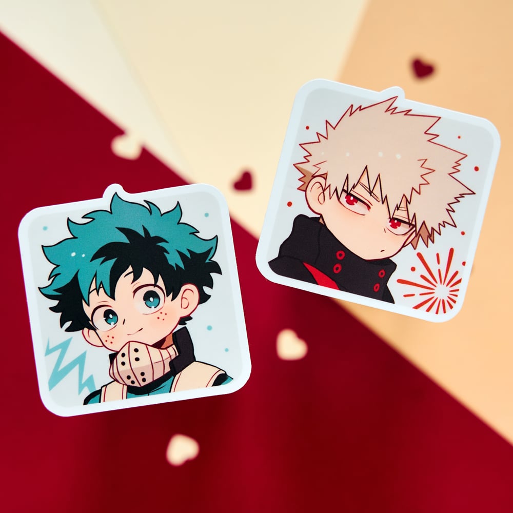 STICKERS - Bakugo & Deku (My Hero Academia) (S27) | Kiyu Miyu
