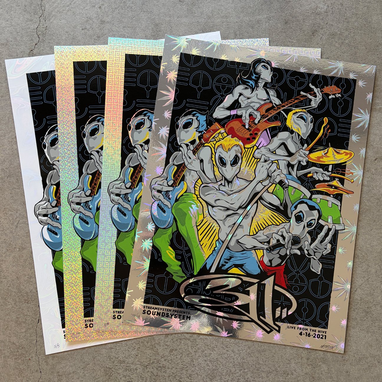 F4D Studios — 311 Soundsystem 2021 Specialty Foil Posters