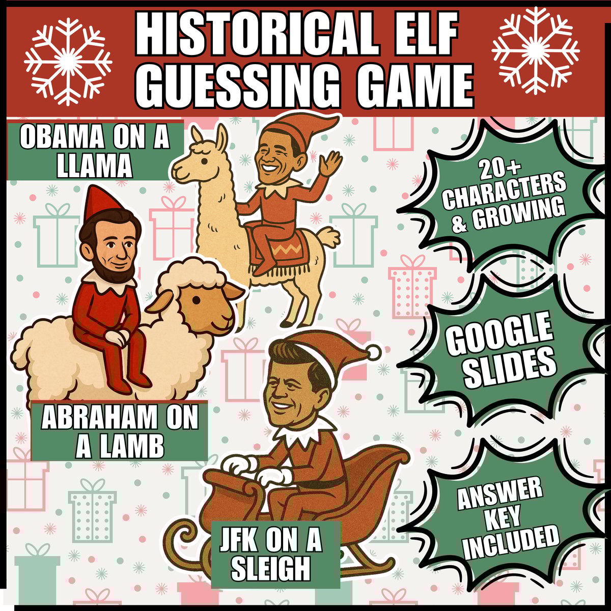 Historical Elf Guessing Game | Make History Fun