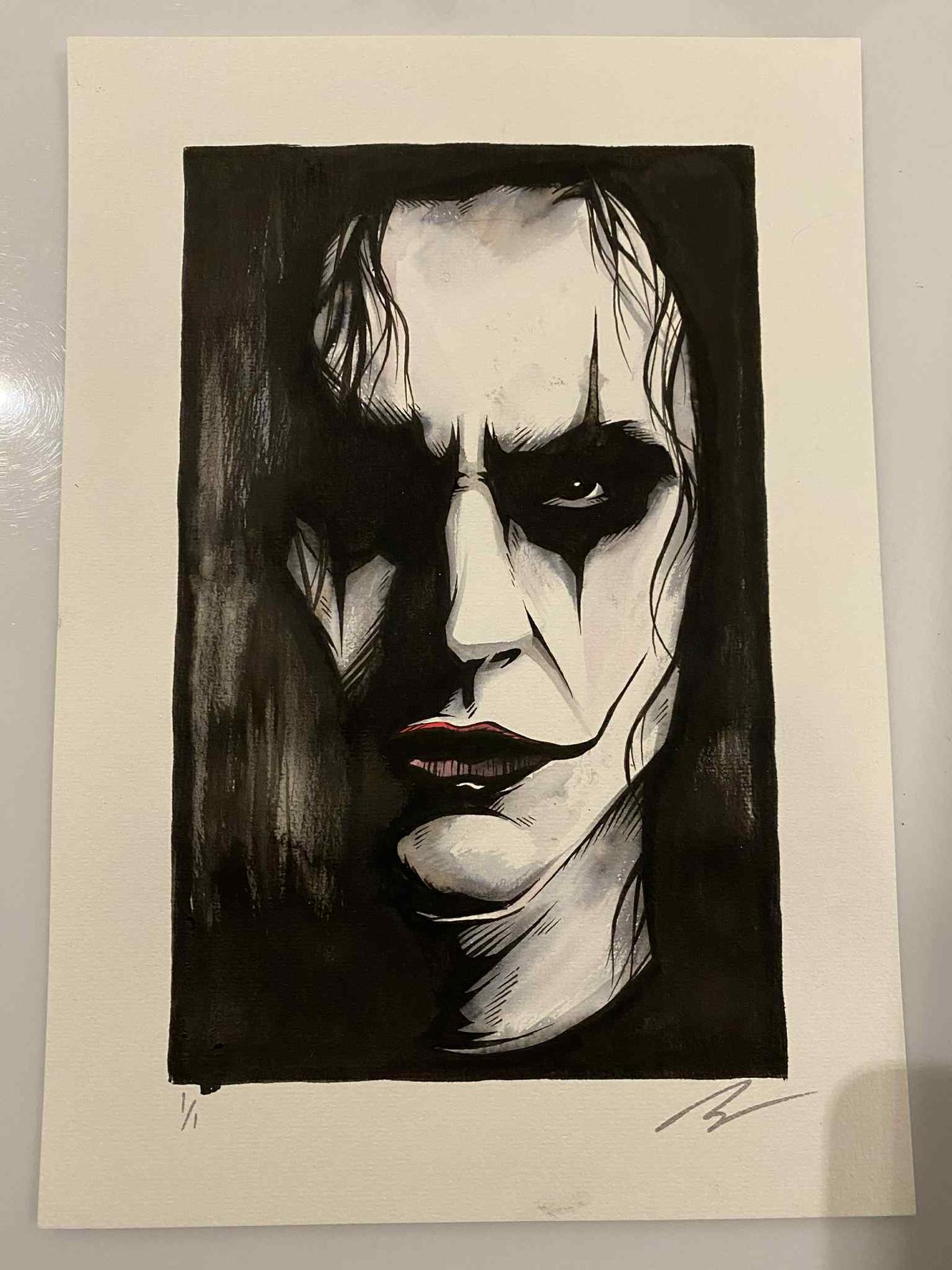 Studio Seppuku - The Art of Rhys Cooper — THE CROW - OG WATERCOLOUR
