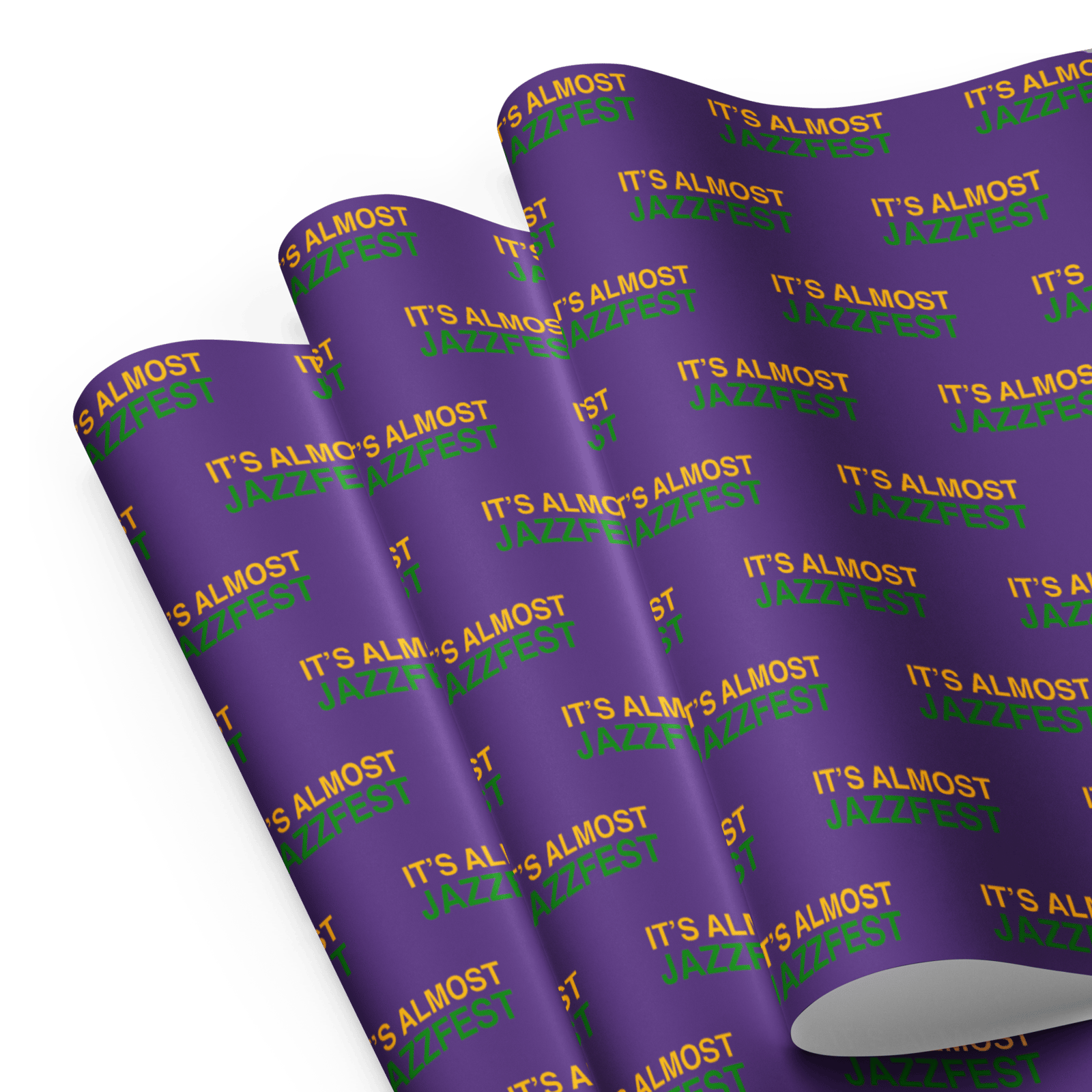 Mardi Gras Colors - Wrapping paper | It's Almost Jazzfest