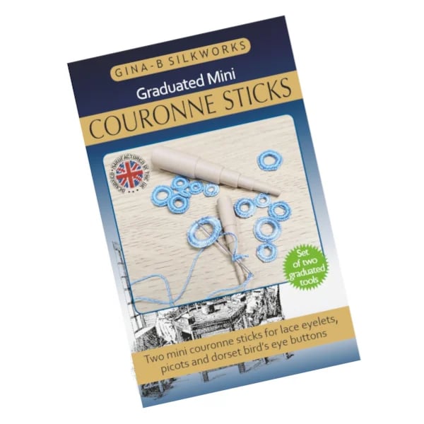 NEW! Graduated Mini Couronne Sticks by Gina B Silkworks | westcoastwool