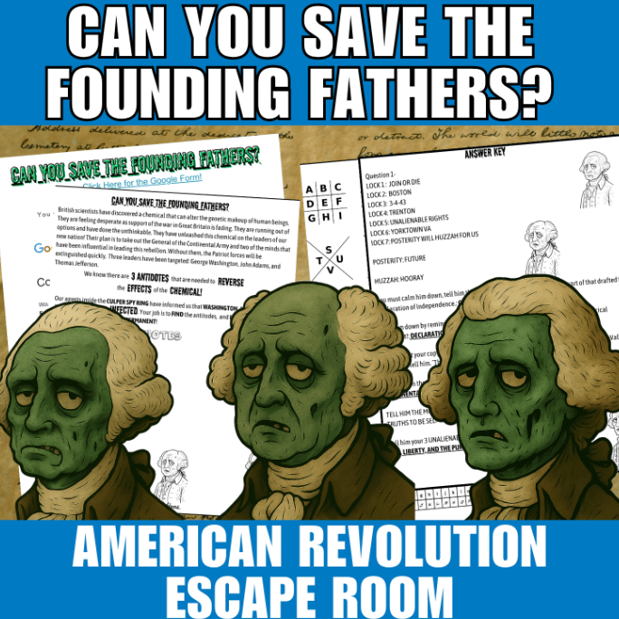 American Revolution Escape Room - Can You Save the Founding Fathers ...
