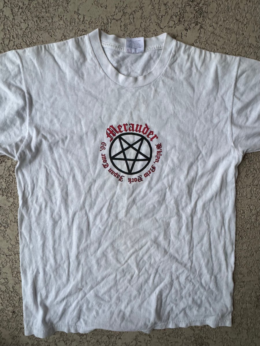 Vintage Merauder 99 Japan Tour T-shirt | Dark Empire Records