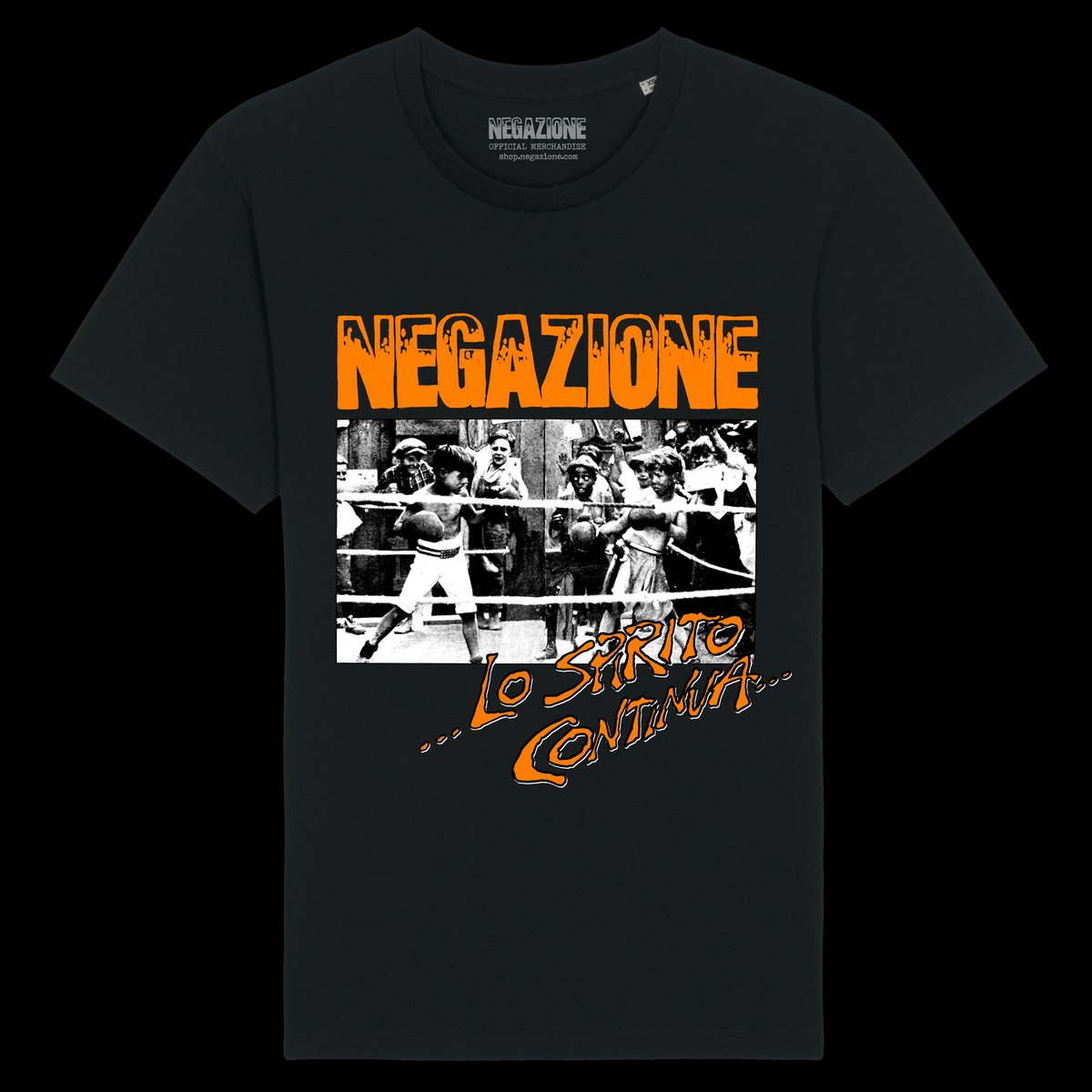 Negazione - Lo Spirito Continua T-Shirt Black | NEGAZIONE OFFICIAL SHOP
