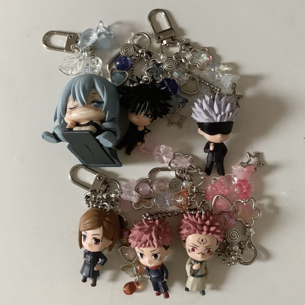 jjk chibi keychains | kiwiiicharms