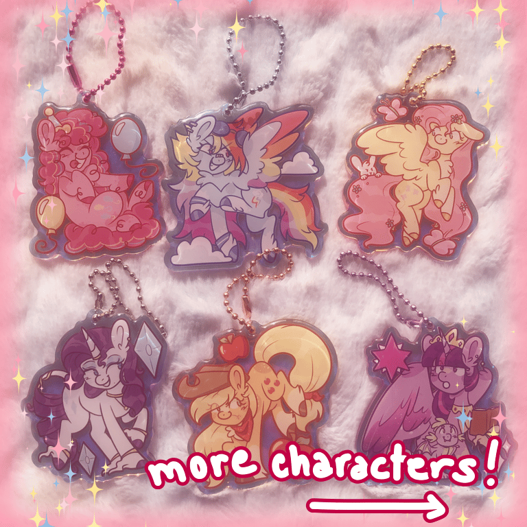 [NEW DESIGNS!] 🍭 MY LITTLE PONY ♡ Cast Charms | Tweek's Giftshop