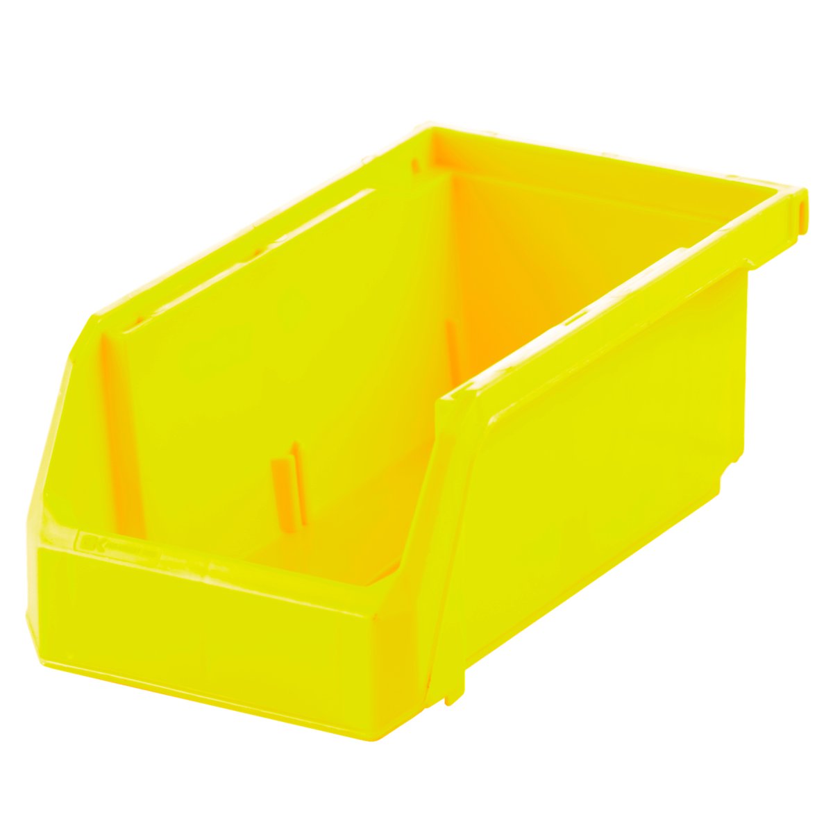 AKW220 Yellow, 7-3/8" x 4-1/8" x 3" Hanging, Stacking and Nesting Bin ...
