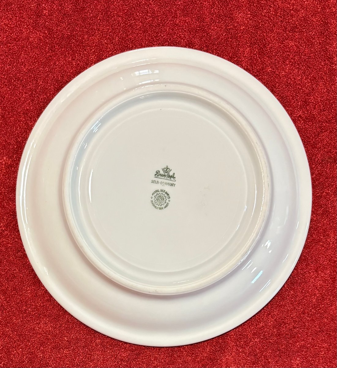 WW2 (Nazi Germany) Deutsche Arbeitsfront (DAF) Mess Hall Side Plate ...