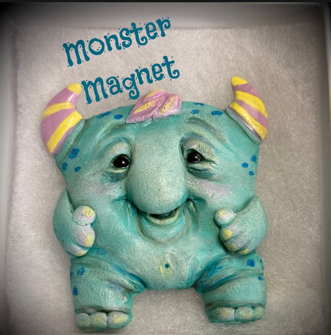 Otis friendly Monster Magnet | Gina’s Wee Beasties