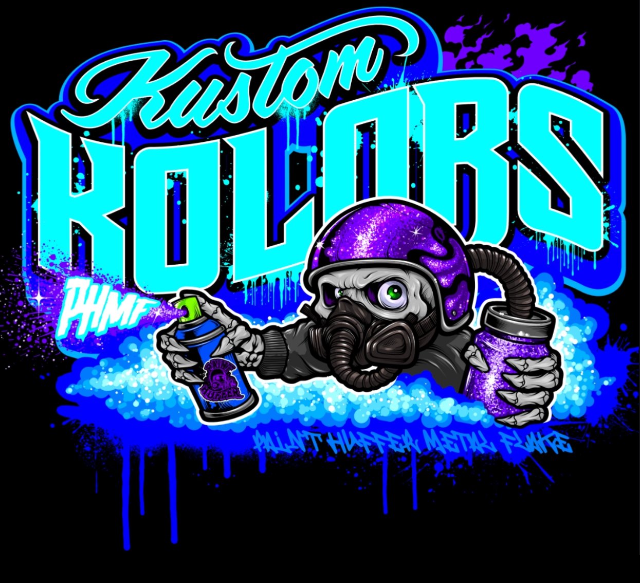 SPRAY FOR LIFE T-SHIRT | PAINTHUFFER METALFLAKE