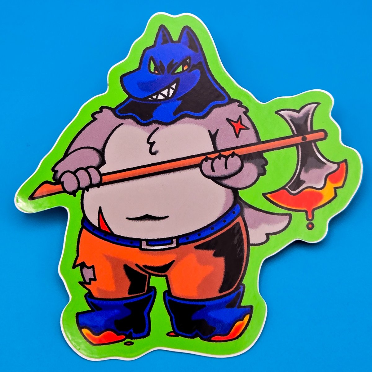 Executioner Wolf Sticker | Bleucan