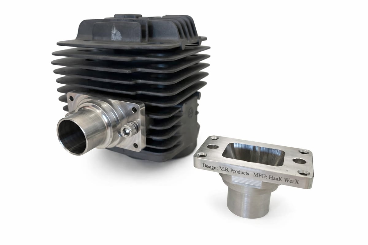 Stainless Steel Billet TS400 Exhaust Manifold - RS pipes | M. B. Products