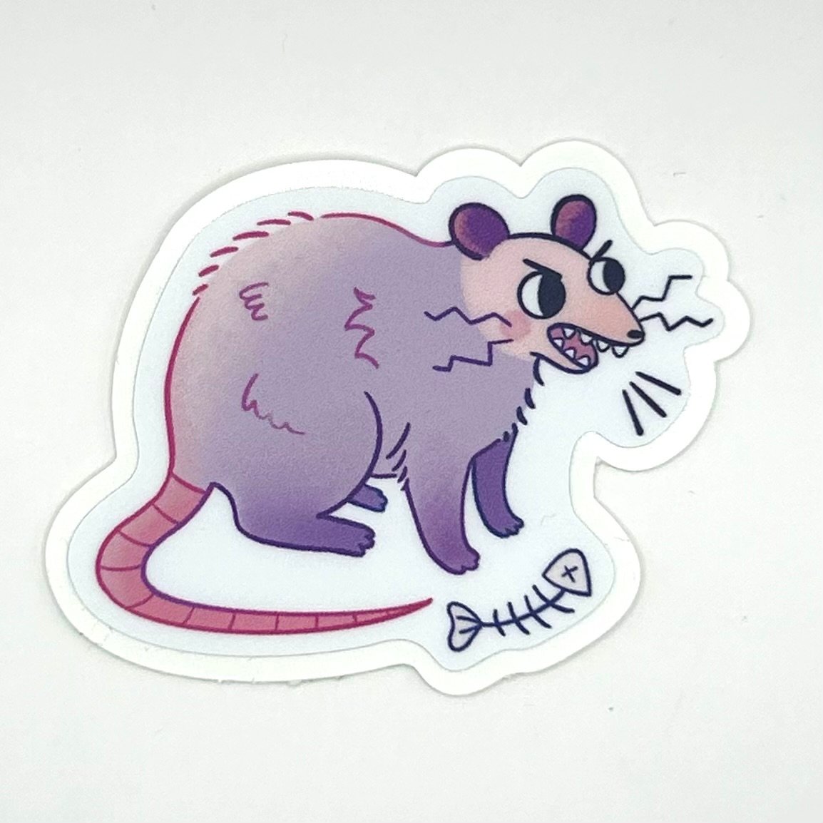 Angry Opossum Sticker | juliszki