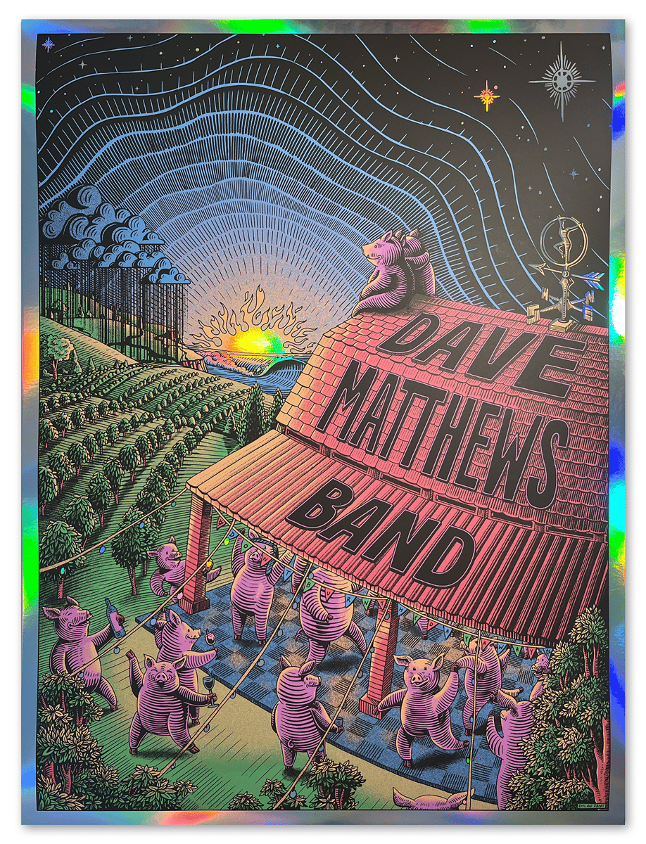 Dave Matthews Band - Pig - Song series poster | Dylan Fant