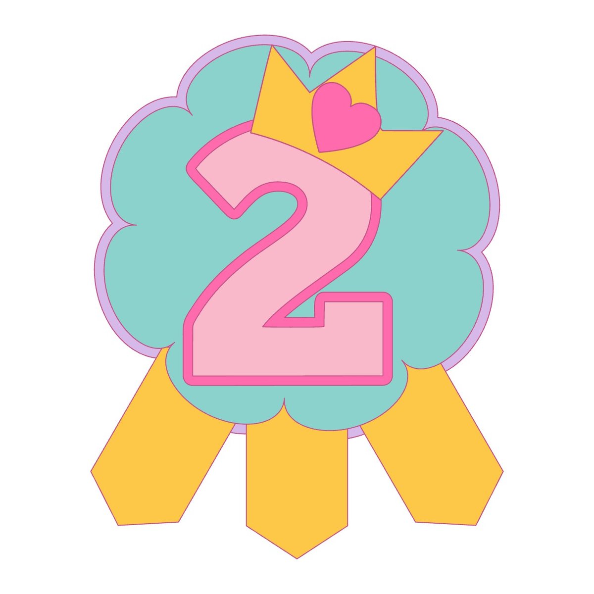 Birthday Numbers & Badge 1413 | MariaTretoDIY