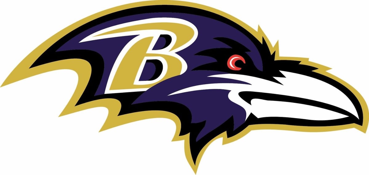 Baltimore Ravens 3 Inch Logo Vinyl Sticker Decal | Qvd Decals