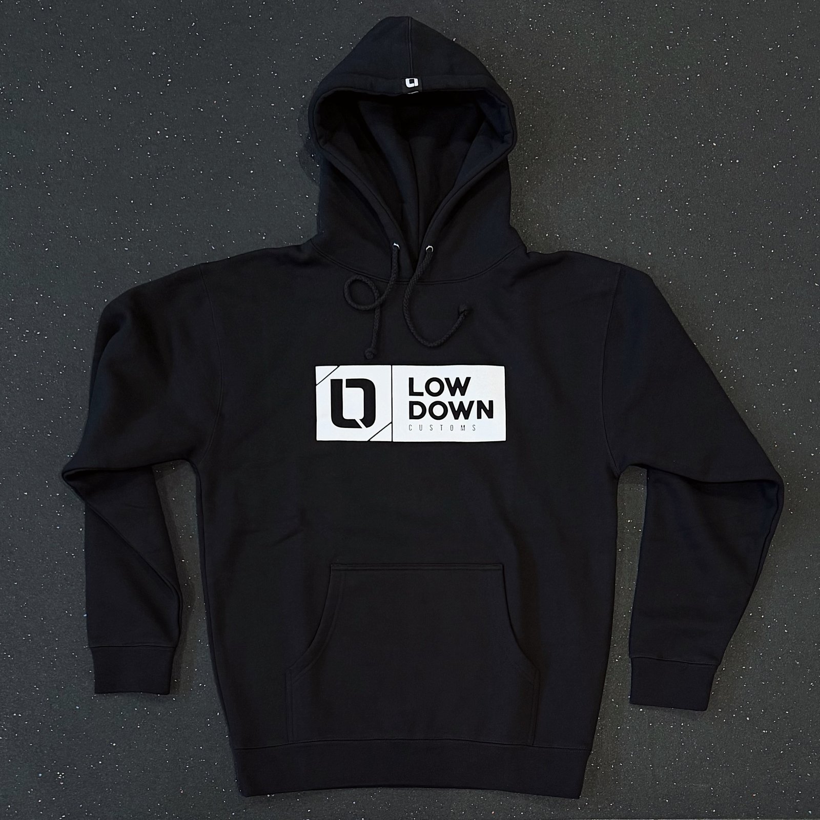 Low Down Customs — Low Down Customs Hooded Sweatshirt Black